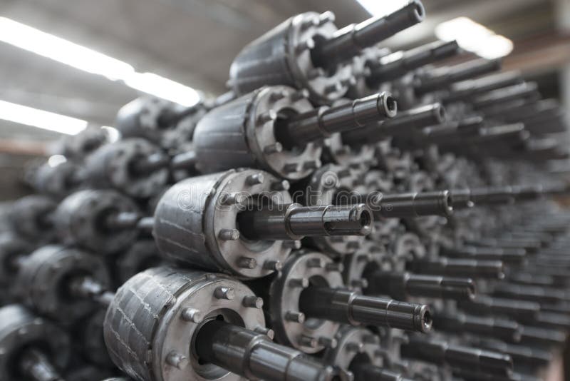 Motor shaft stock image. Image of industry, shaft, hardware - 97973647