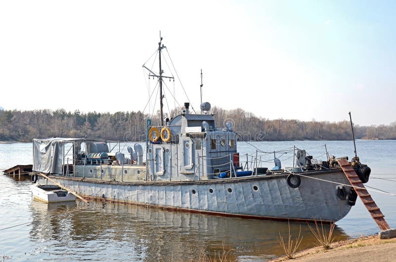 Motor ship stock photo. Image of port, moor, mooring - 24363642
