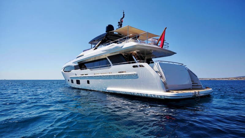 Motor Ship of the Future Powered by Ecological Electric Fuel- Generated ...