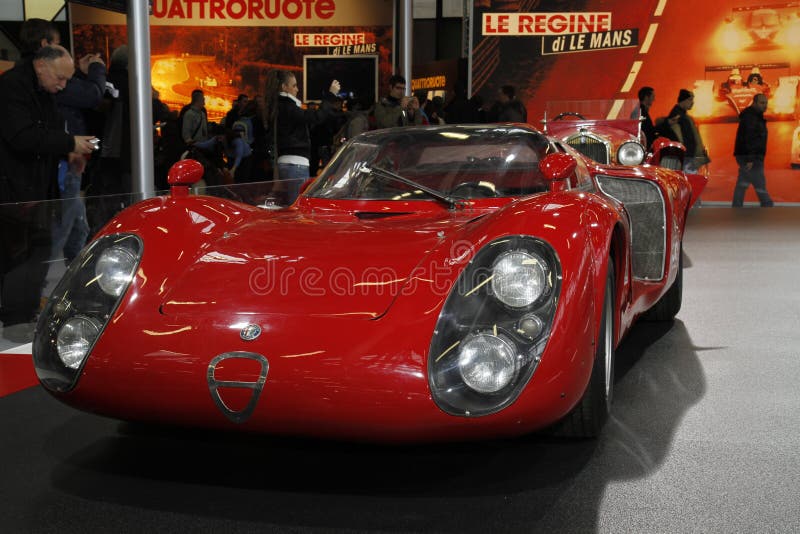 Alfa Romeo sports car editorial photo. Image of closeup - 18584626