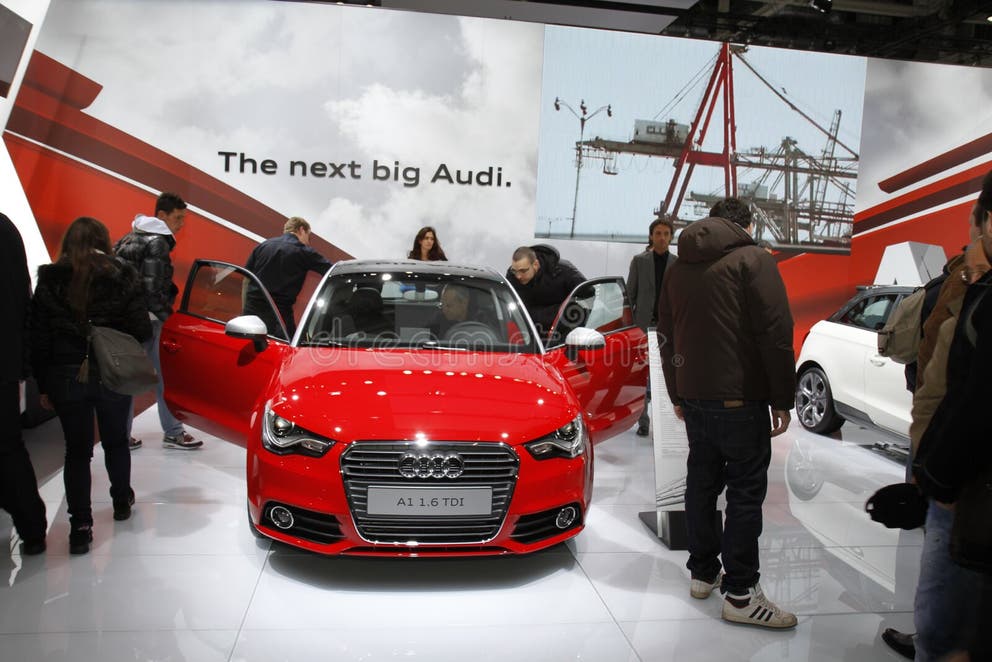 Audi A1 editorial stock image. Image of modern, people - 18584889