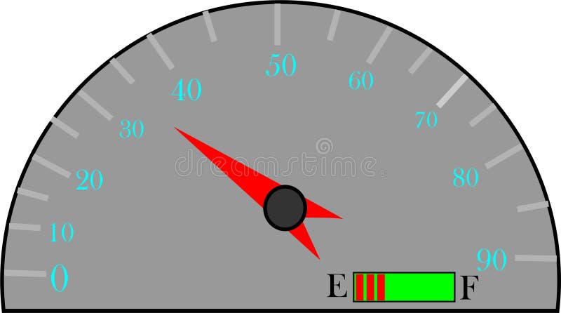 Motor speed on the engine stock vector. Illustration of colors - 140848045