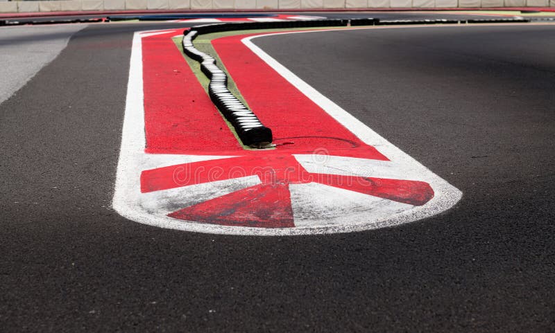 Motorsport Game Circuit for Models Racing Track Turn and Curb Stock ...