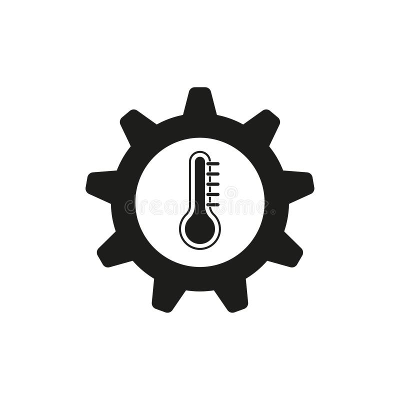 Motor Temperature Icon. Vector Illustration. EPS 10 Stock Vector ...