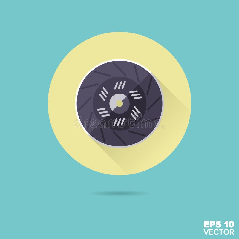 Vehicle Clutch Kit Flat Line Icons. Clutch Disc Plate, Cover, Release ...