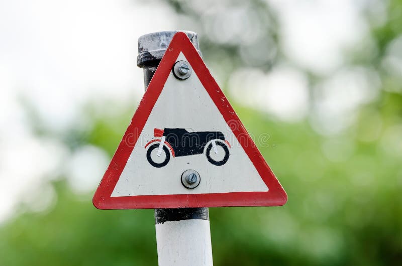 Motor Vehicles Traffic Sign Stock Photo - Image of warning, driving ...