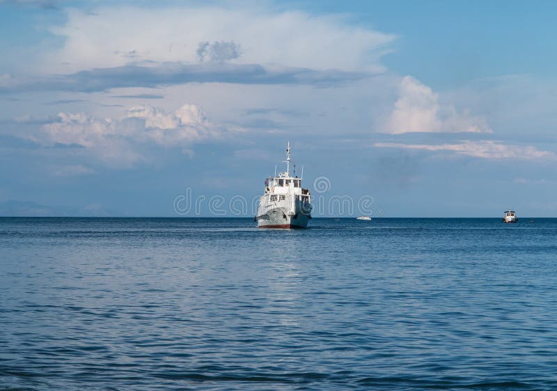 Motor vessel stock image. Image of afloat, crimea, tour - 32819107