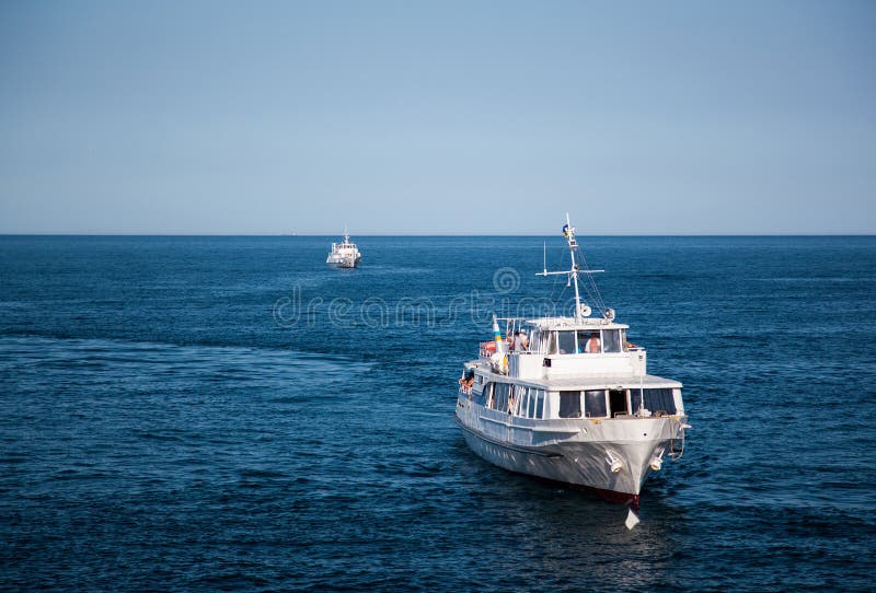 Motor vessels stock image. Image of tourism, trip, maritime - 32815377