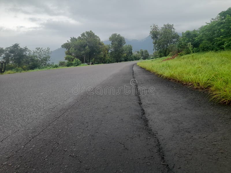 Motorable roads to village stock photo. Image of infrastructure - 254545198