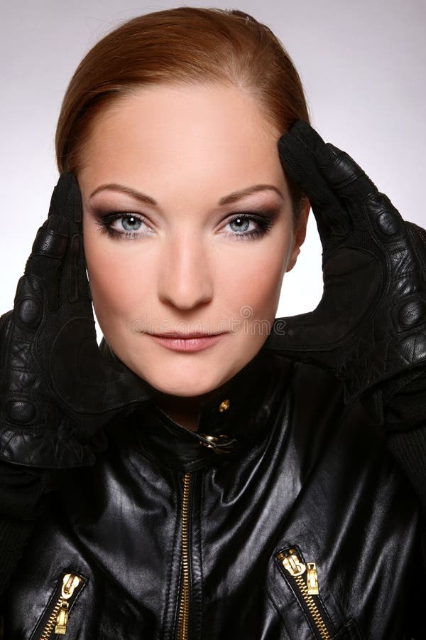 Motorbike beauty stock image. Image of fashion, femininity - 11182019