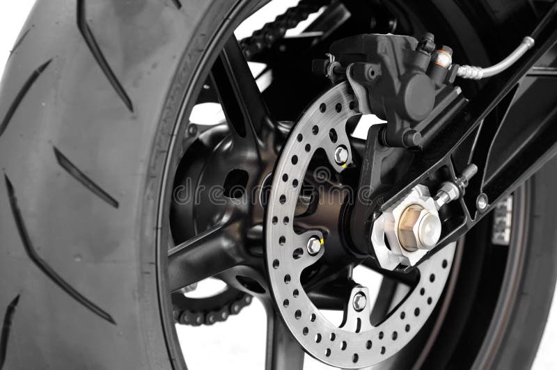 Motorbike disc brake stock image. Image of disc, tyre - 11518937