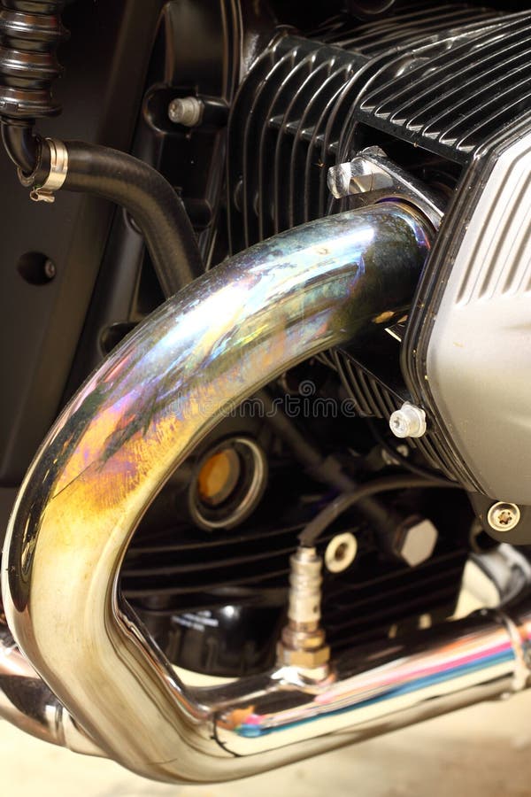 Car Engine Exhaust Manifold Stainless Steel Stock Image - Image of sony ...