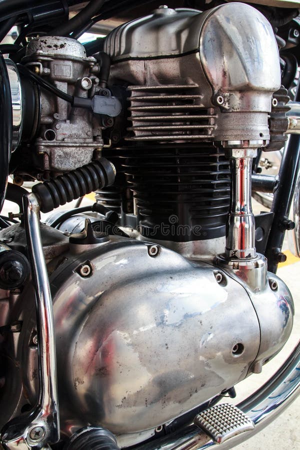 Motorbike engine. stock image. Image of power, mechanical - 32950103