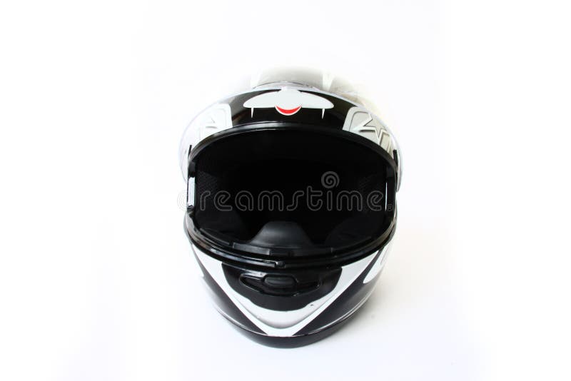 Helmet Side View stock image. Image of motorcycle, white - 6840149