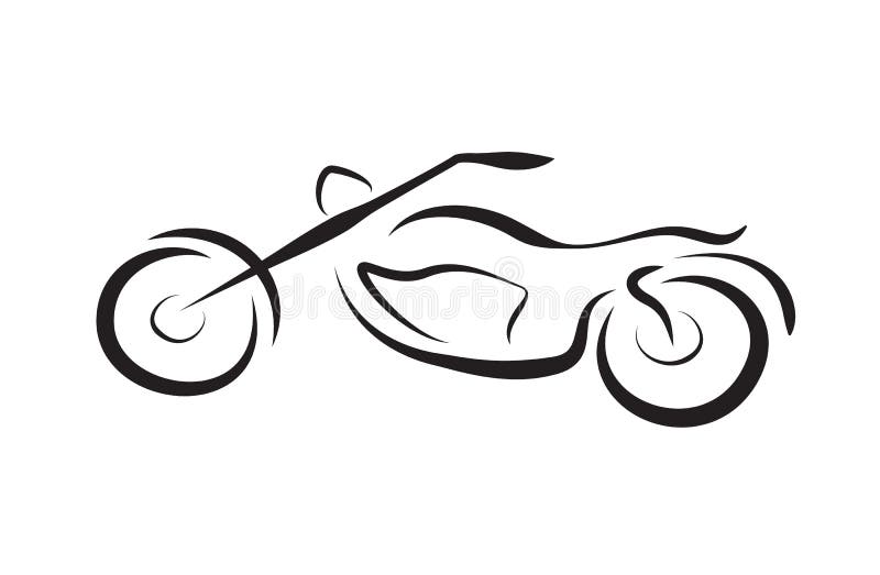 Motorbike vector stock vector. Illustration of bike, classic - 19431683