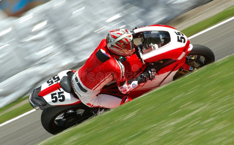 Motorbike Racing stock photo. Image of circuit, wheels - 121798