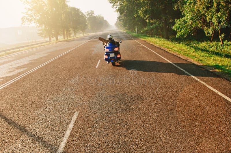 Motorbike rider stock photo. Image of travel, motorcycle - 43935948
