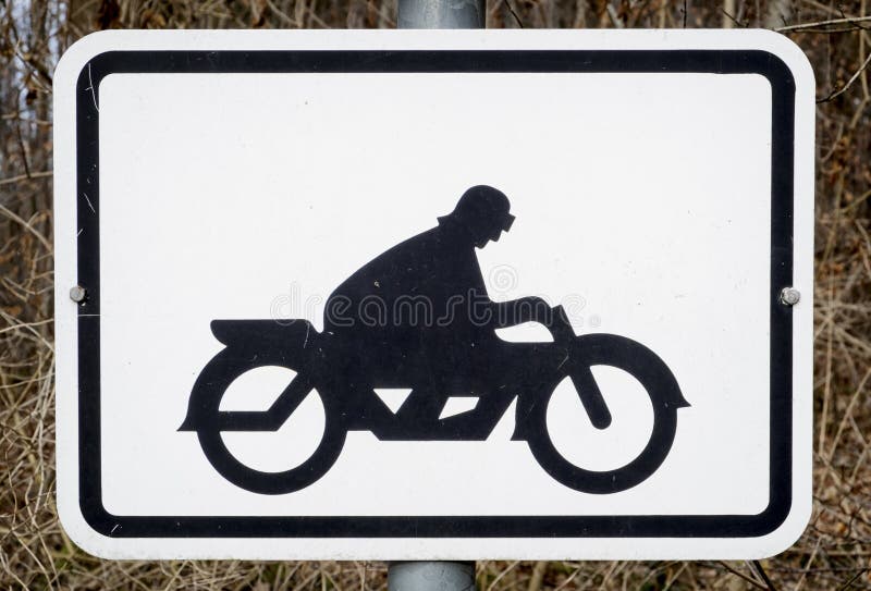 Motorbike sign stock image. Image of parking, symbol - 36671449