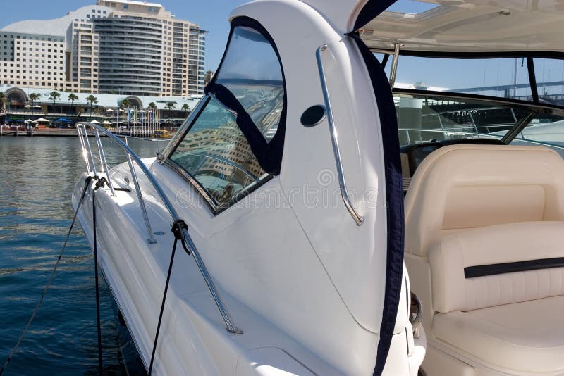 Motorboat stock photo. Image of ship, nylon, city, vessel - 2528388