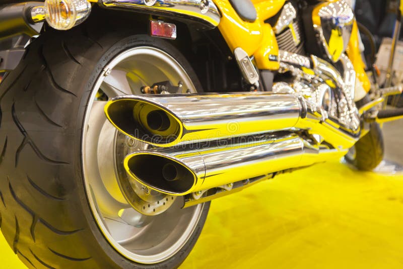 Motorcycle Rear end stock photo. Image of exotic, clean - 1936640