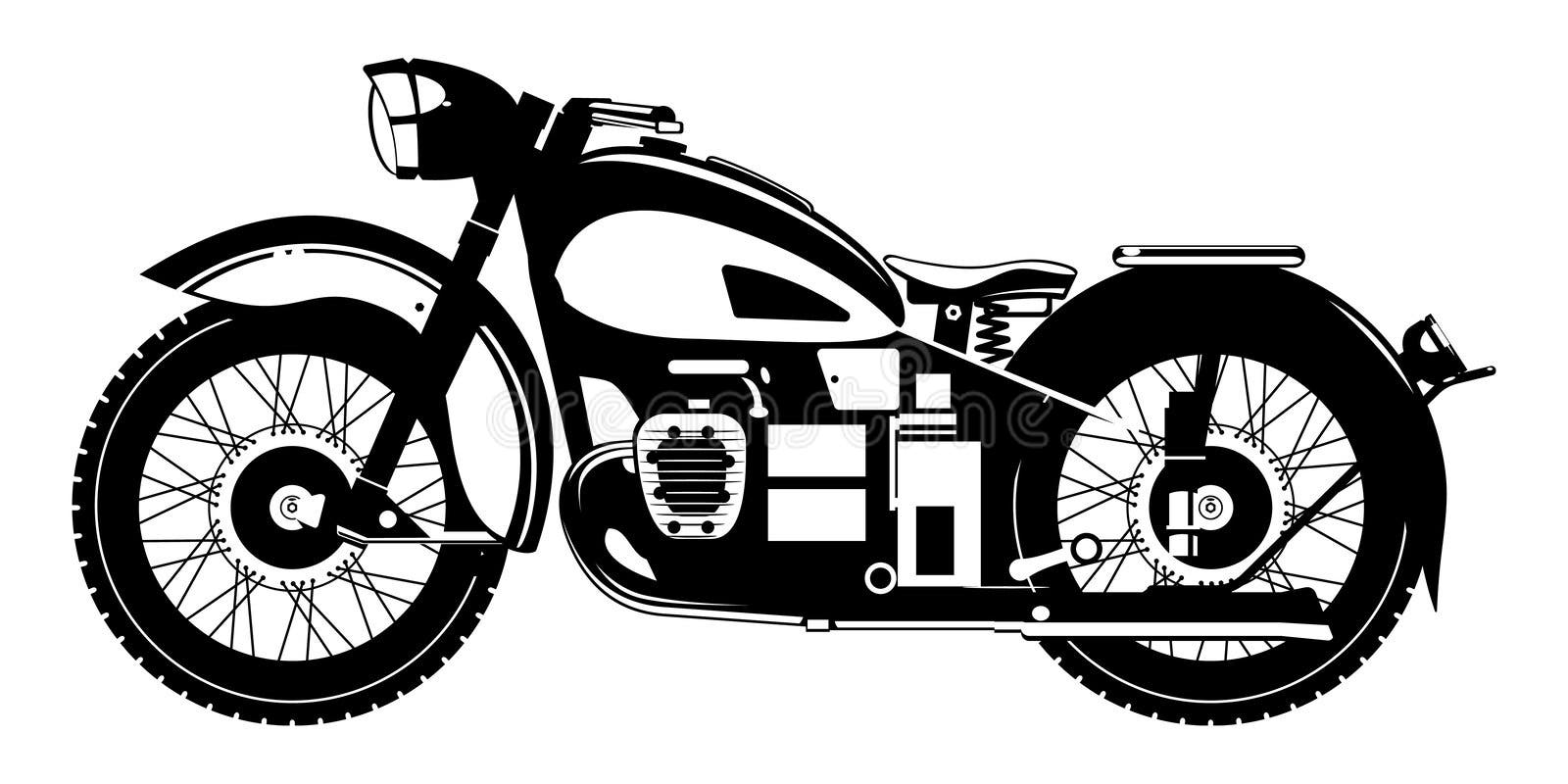Racing Motorcycle Clipart Black And White Hen