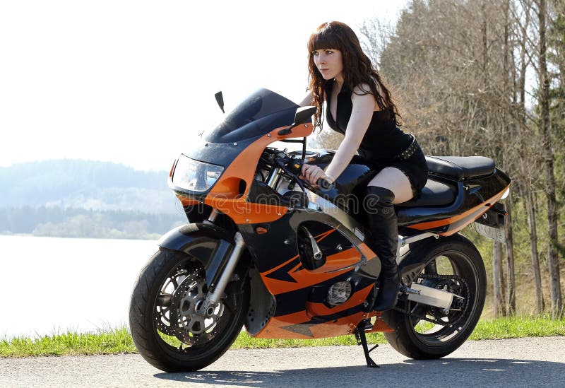 On the motorcycle stock photo. Image of adventure, driving - 25722340