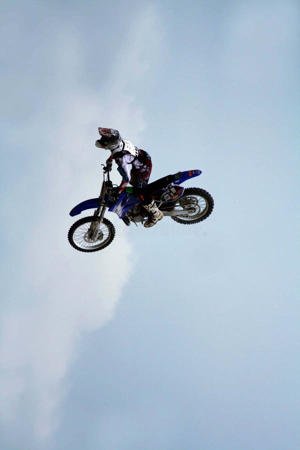 Motorcycle acrobatics stock photo. Image of motor, courage - 5059946