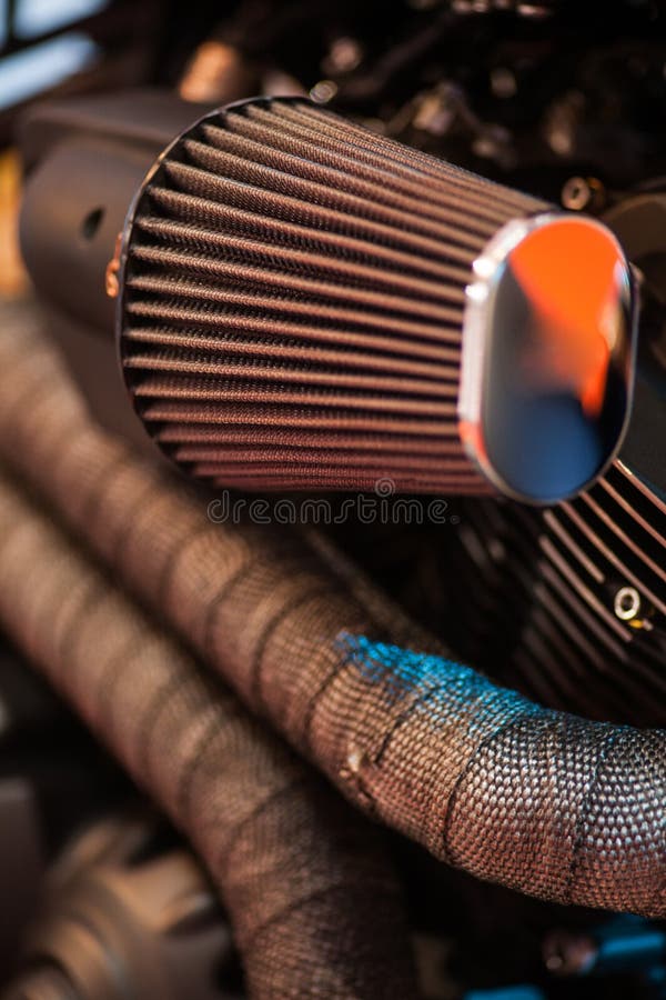 Motorcycle air filter stock image. Image of vehicle, motorbike - 71304227