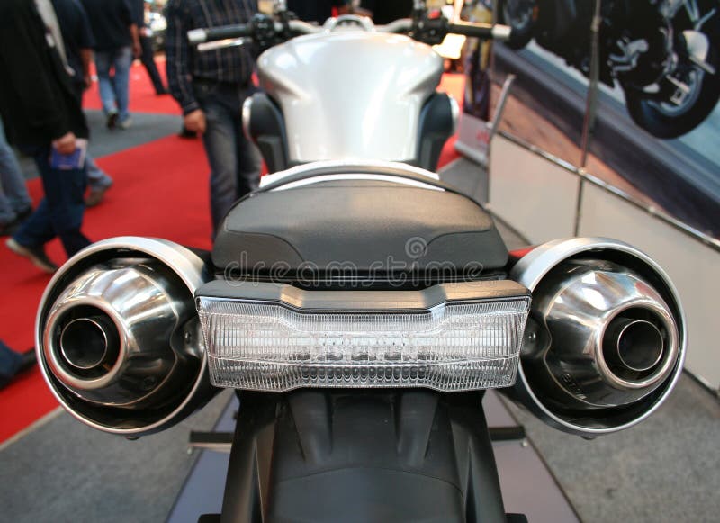 Motorcycle back stock photo. Image of tank, brakelight - 281984