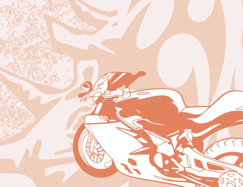 Motorcycle Great Details Vector Stock Vector - Illustration of cross ...