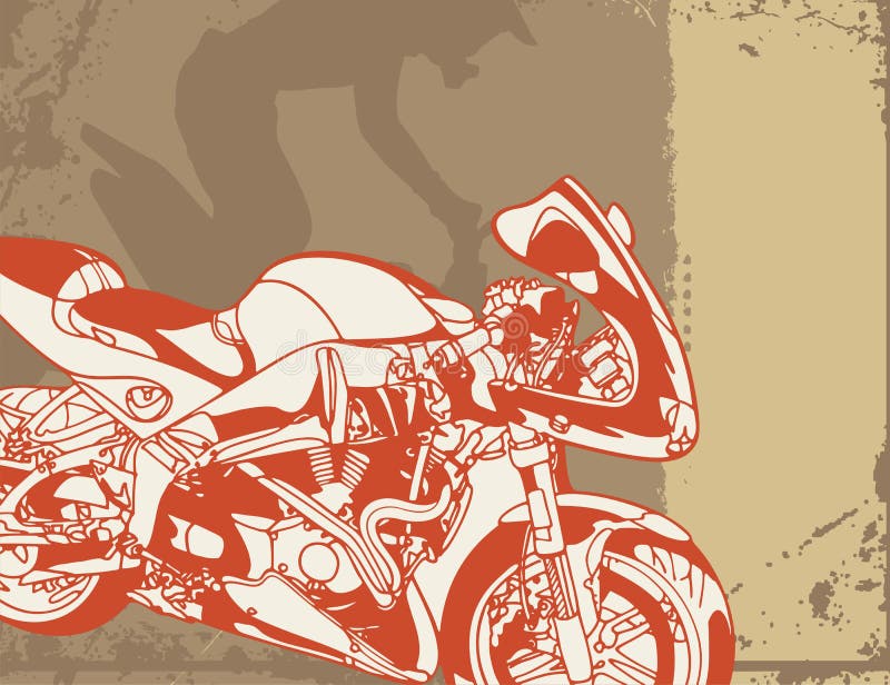 Grunge Poster stock vector. Illustration of miles, moto - 7277851