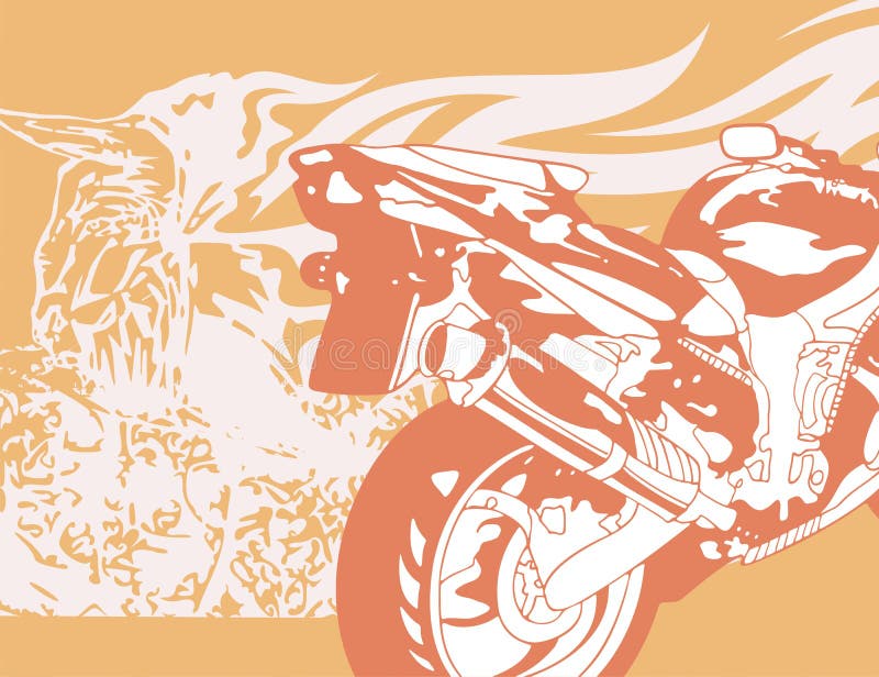 Motorcycle Background stock vector. Illustration of cycles - 1867579