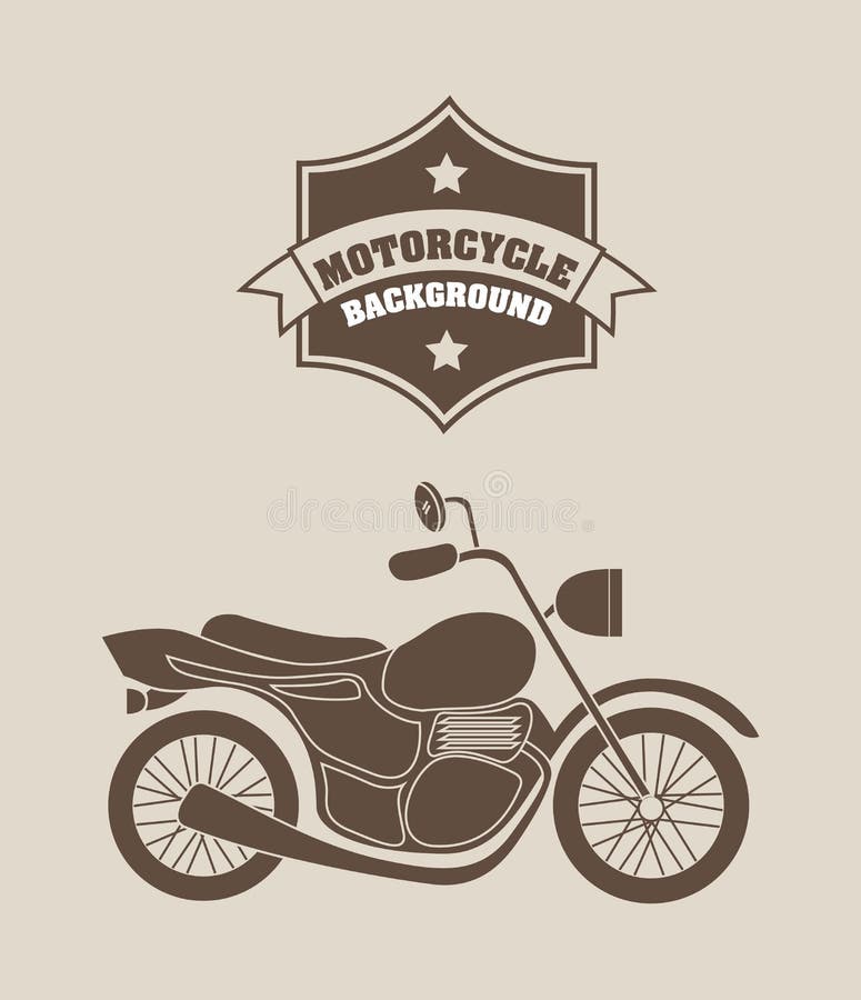 Motorcycle stock vector. Illustration of drawing, motorbikes - 16836013