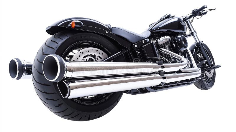 Large Chrome Exhaust System Stock Illustrations – 8 Large Chrome ...