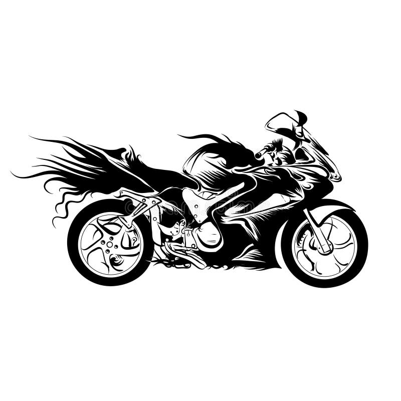 Motorcycle Silhouette Patterns Motorcycle Silhouette Design