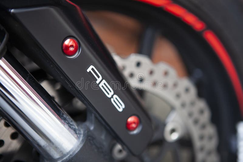 Motorcycle Brake with Abs System Stock Image - Image of moto ...