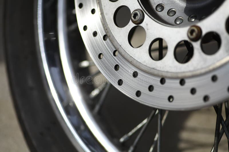Motorcycle brake disc stock image. Image of transportation - 56705417