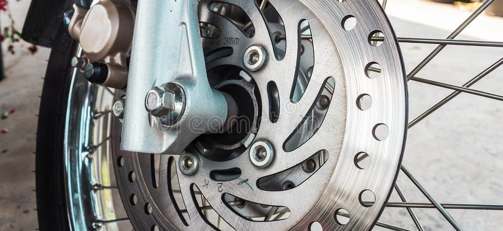 Motorcycle brakes stock image. Image of metal, black - 44572407