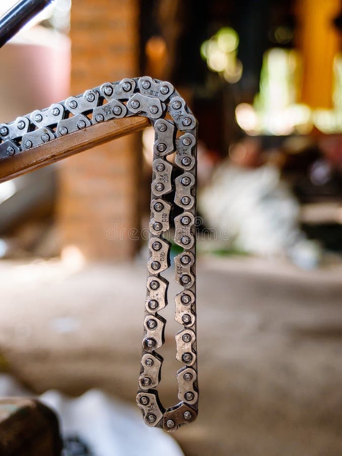 Motorcycle chain stock photo. Image of chain, iron, detail - 76818680