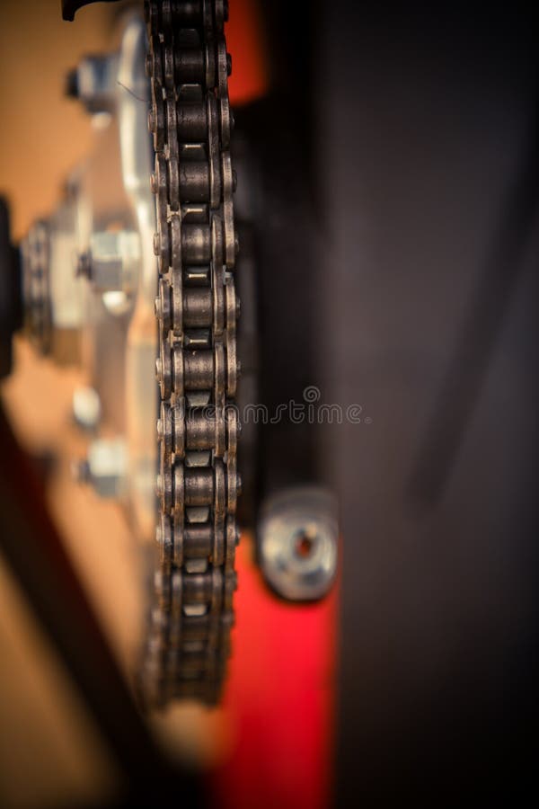 Motorcycle chain detail stock image. Image of power, drive - 73168531