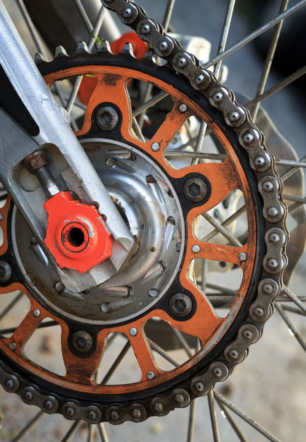 Motorcycle chain stock photo. Image of outdoors, chain - 99096898