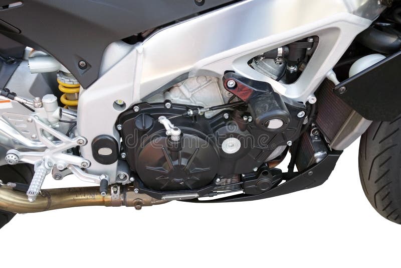 Motorcycle Chrome Metal Grille Stock Photo - Image of acceleration ...