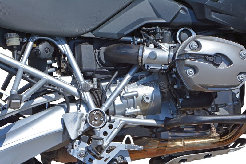 Motorcycle Chrome Metal Grille Stock Photo - Image of metal, davidson ...