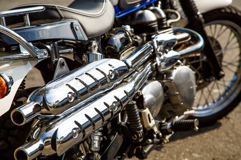 Motorcycle Chrome stock image. Image of motorcycle, scooter - 31648973