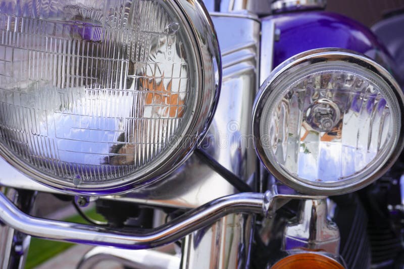 Motorcycle Close-up from Different Sides, Separate Parts of the ...