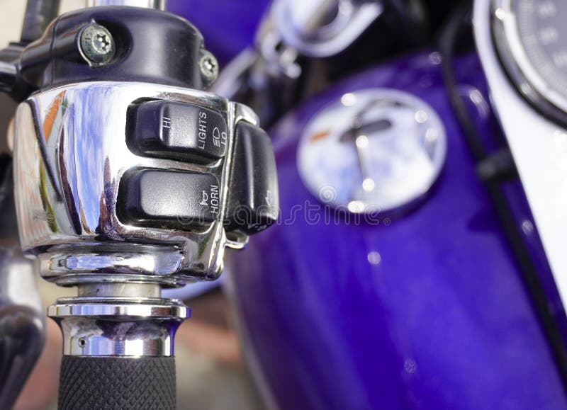 Motorcycle Close-up from Different Sides, Separate Parts of the ...