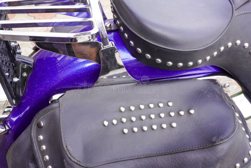 Motorcycle Close-up from Different Sides, Separate Parts of the ...