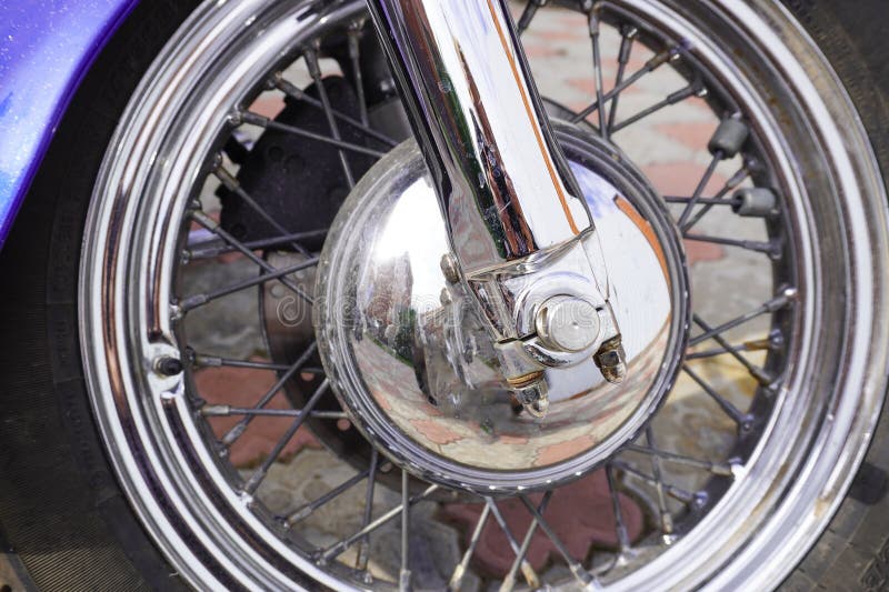 Motorcycle Close-up from Different Sides, Separate Parts of the ...