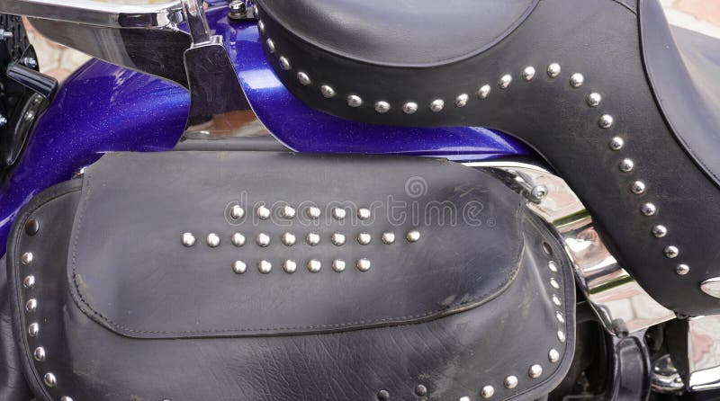 Motorcycle Close-up from Different Sides, Separate Parts of the ...