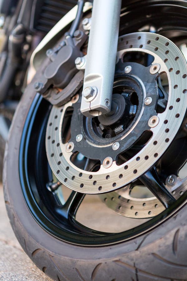 Motorcycle wheel detail stock image. Image of ride, front - 40735069